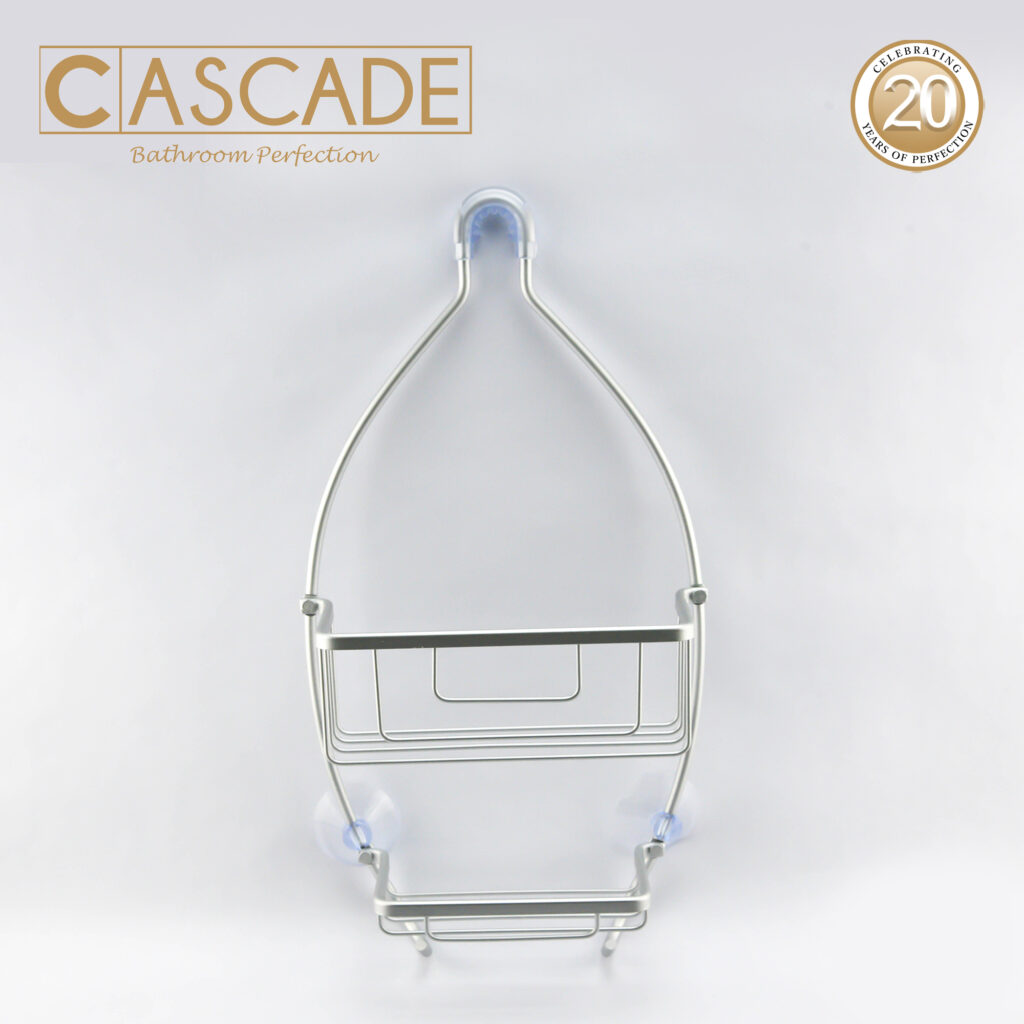 Cascade 2 Layer Aluminum Shower Caddy - Cascade