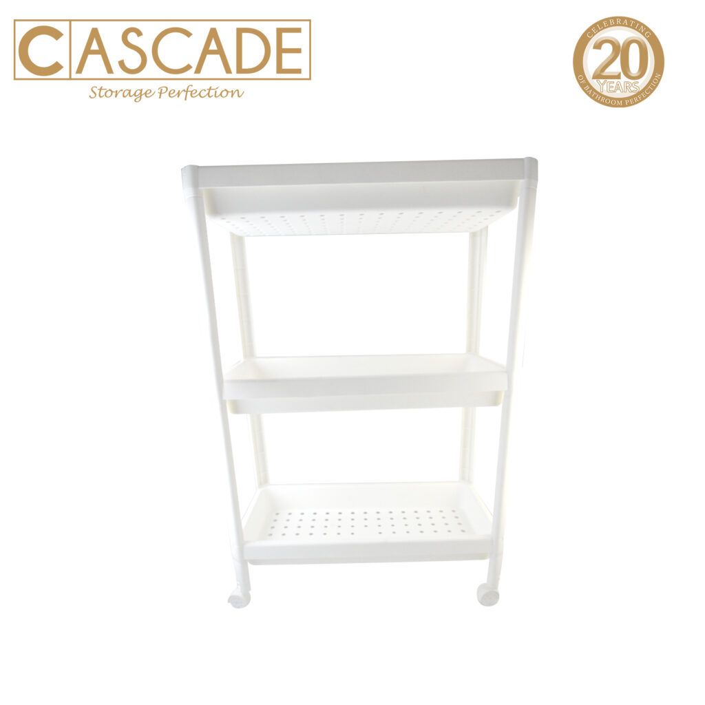 Cascade 3 Layer Slim Trolley with Wheels - Cascade